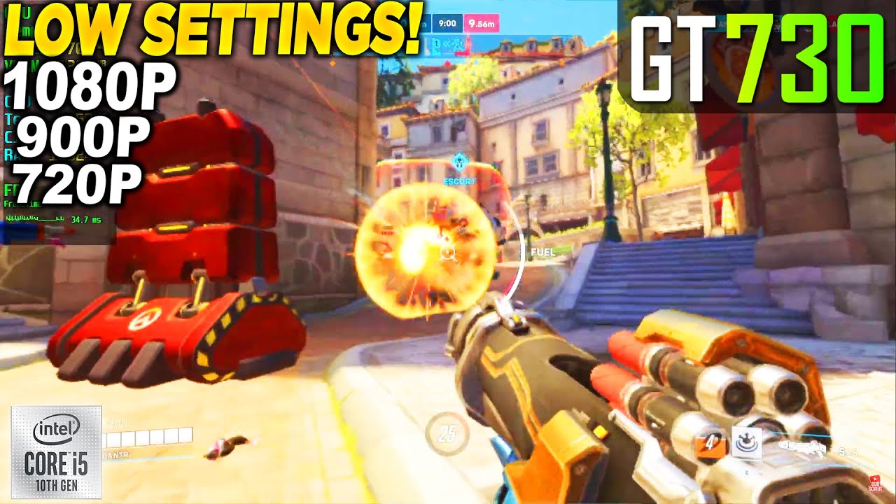 Overwatch 2 GT 730 - 1080p 900p 720p Low, - YouTube