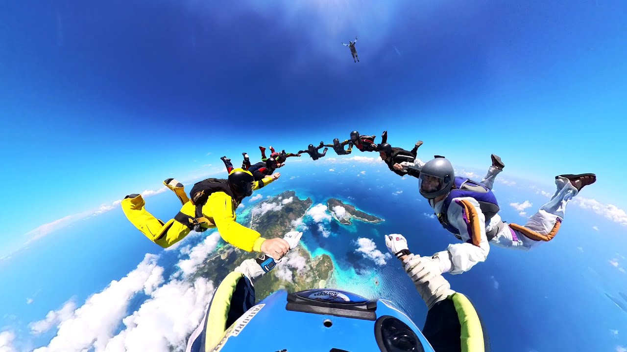 Jump 353 9-way with organizer Regan Tetlow in 360 - YouTube