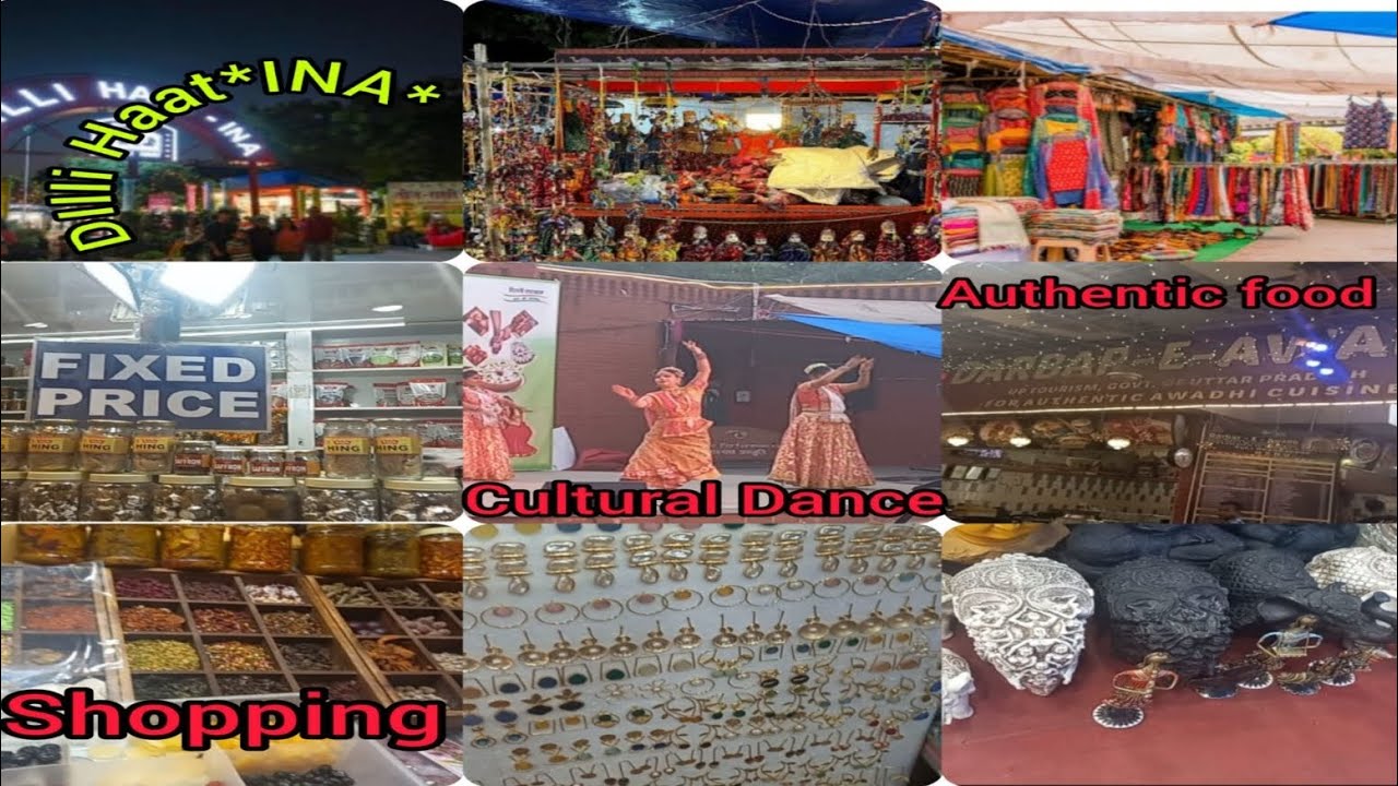 Tour of Dilli Haat*INA Market - YouTube