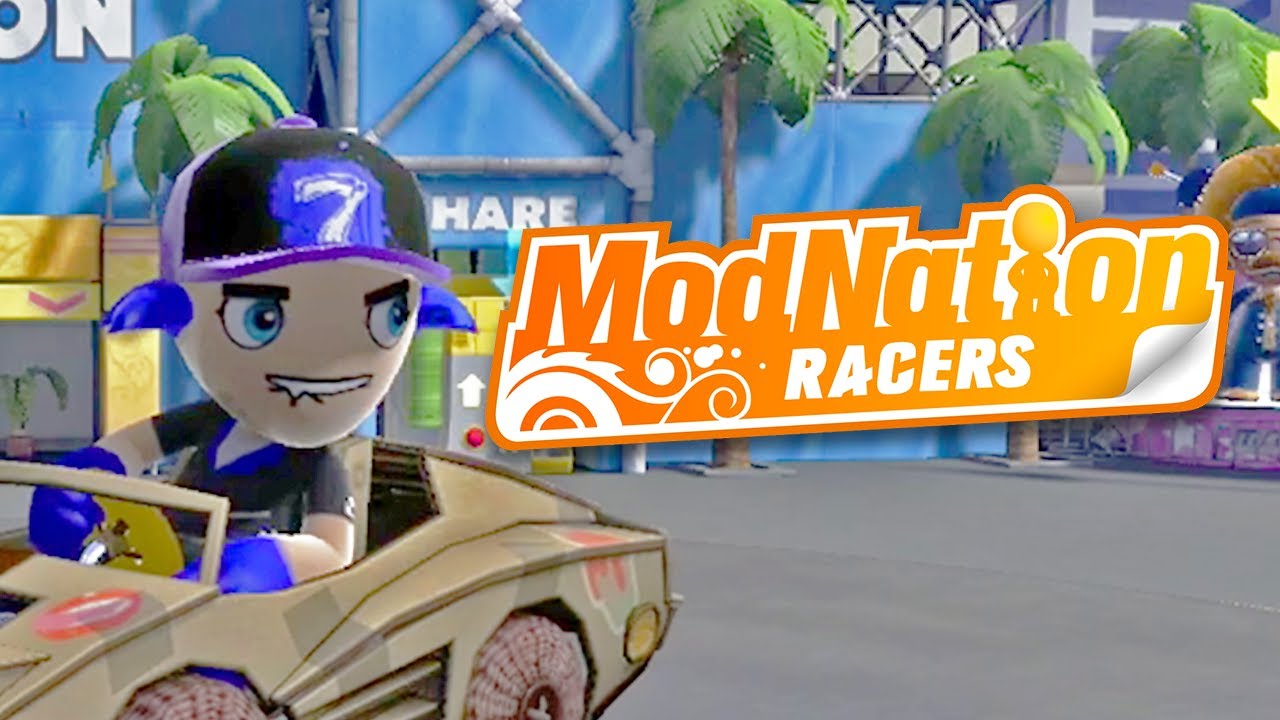Playing ModNation Racers for the First Time! Part 2 - YouTube