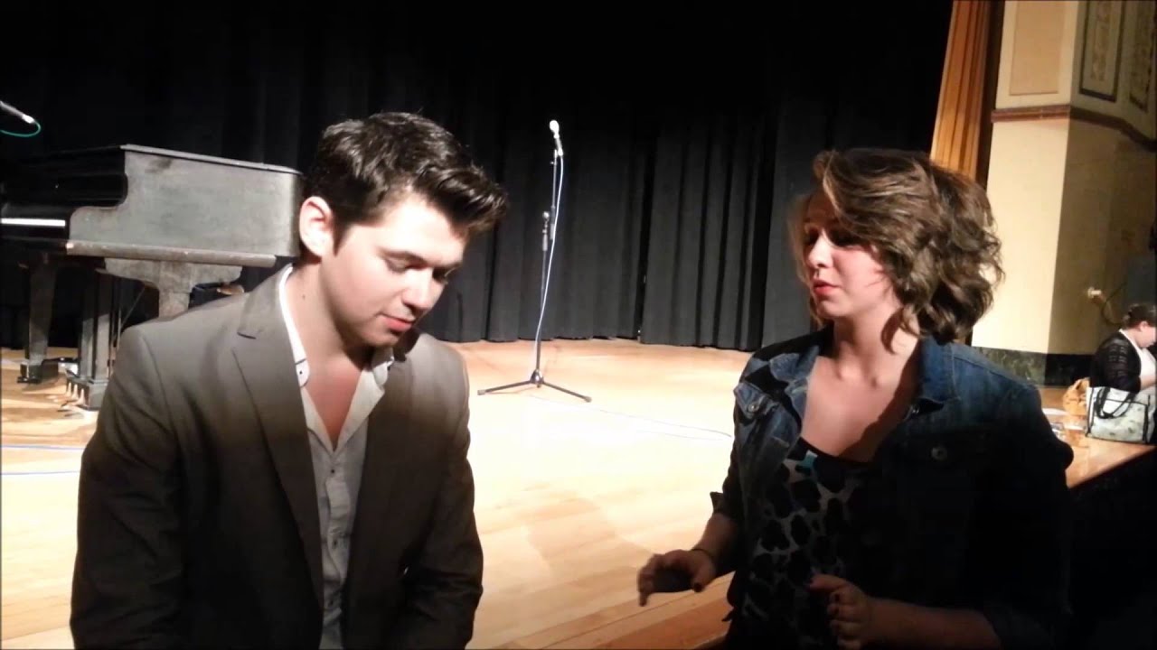 Colleen sings after the Damian McGinty / Ben Kelly concert - YouTube