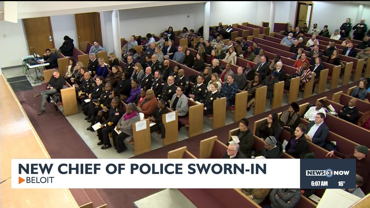 New Beloit police chief sworn in - YouTube