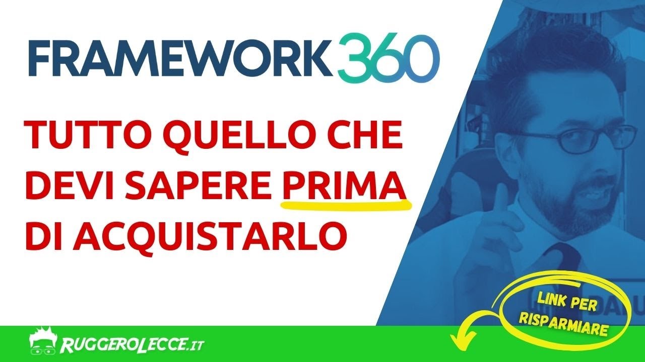 Framework360 è la migliore piattaforma per l'internet marketing? Recensione + spiegazioni EXTRA ...