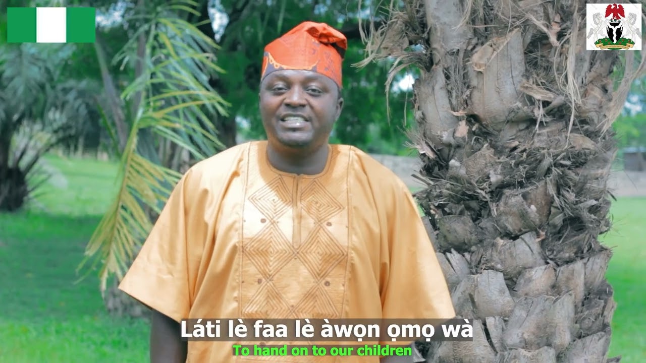 National Anthem Yoruba Version YouTube National Anthem Yoruba Version YouTube