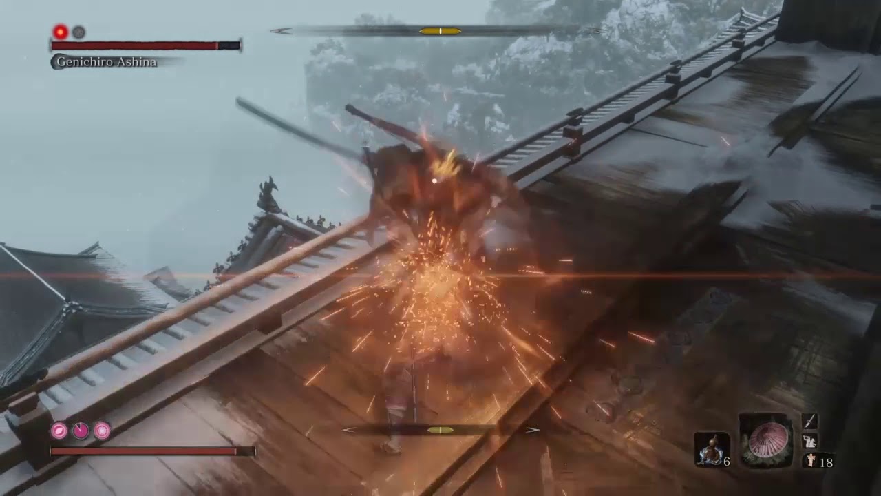 Sekiro Vs Genichiro Youtube