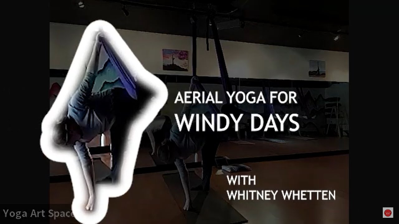 Aerial Yoga for Windy Days ~ Full 60 Minute Class - YouTube