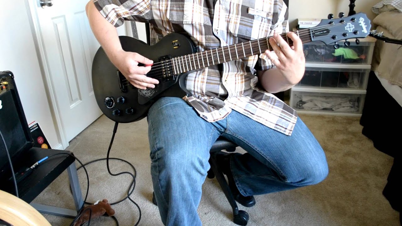 Epiphone Goth Les Paul Studio XII - YouTube