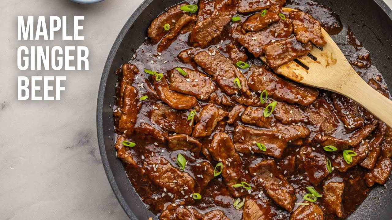 Maple Ginger Beef l The Recipe Rebel - YouTube