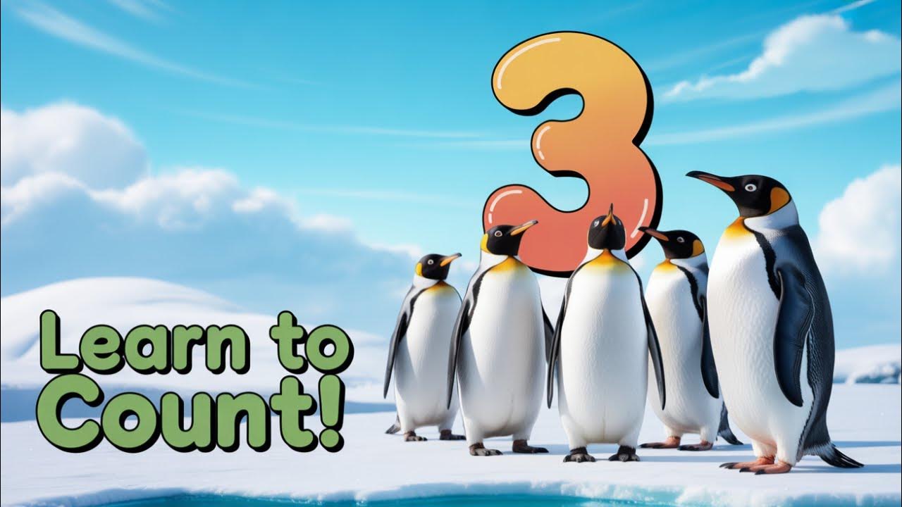Let's learn How to Count with Penguins ! - YouTube