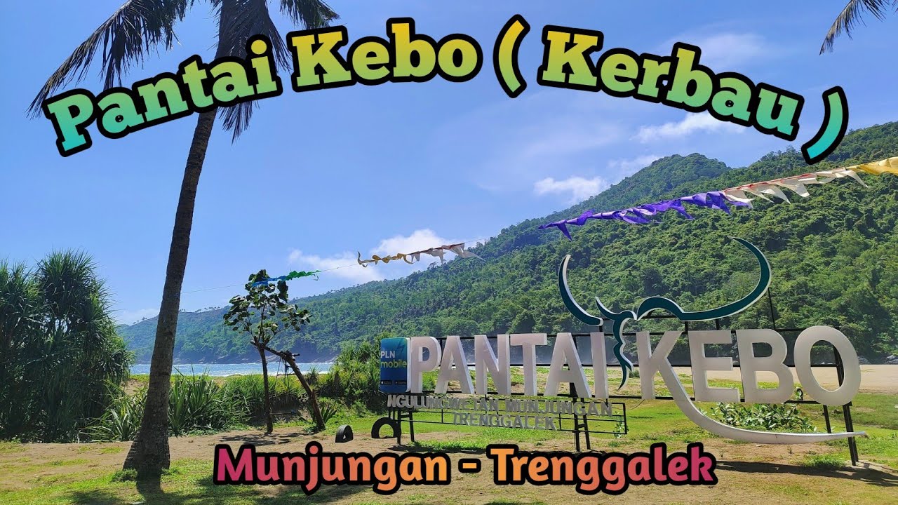 Pantai Kebo ( Kerbau ) Munjungan || Pantai yang masih alami di selatan ...