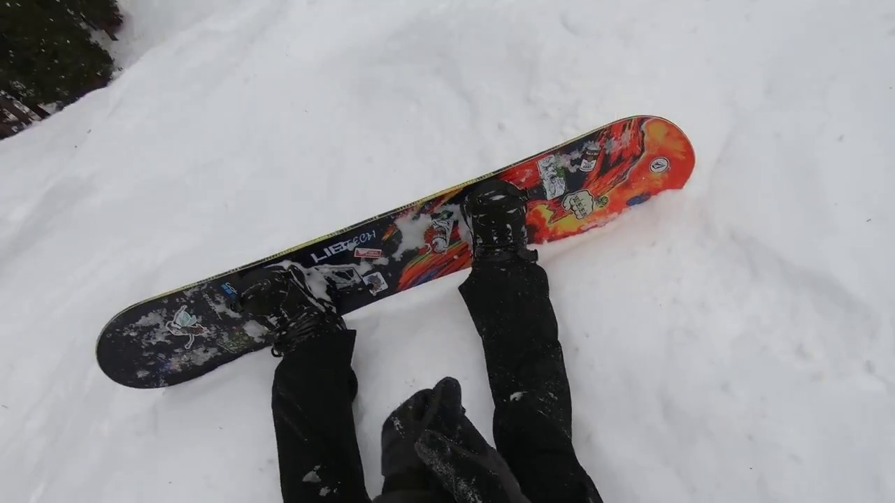 my first snowboard video - YouTube