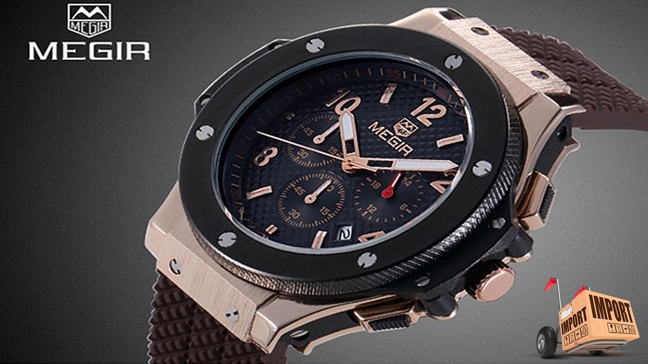 UNBOXING RELÓGIO MEGIR - YouTube