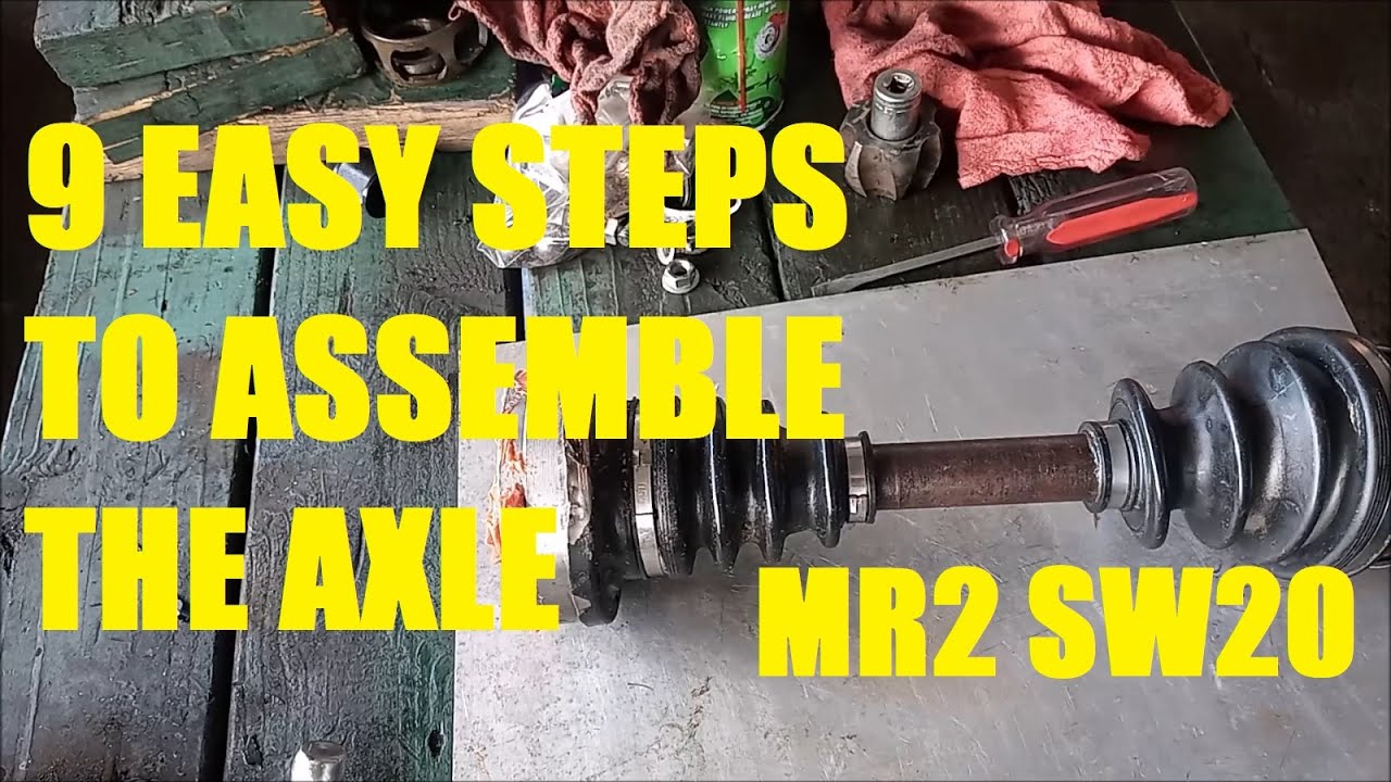 9 Easy Steps to Reassemble the Axle - Toyota MR2 SW20 E153 Turbo - YouTube