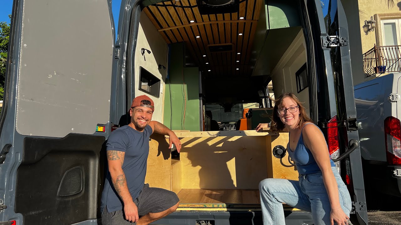 Building A Camper Van Conversion Part 1 - YouTube