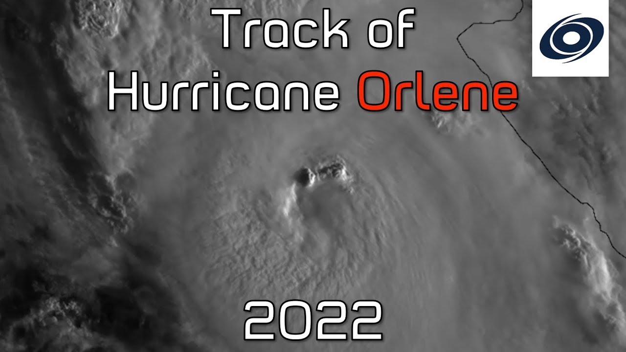 Track of Hurricane Orlene (2022) - YouTube