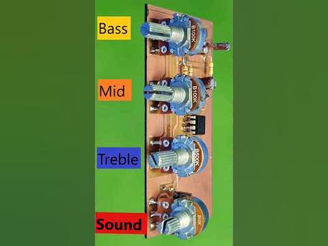 How to Make Active Tone Controls Circuit - Bass / Mid / Treble / Control Circuit #zaferyildiz ...