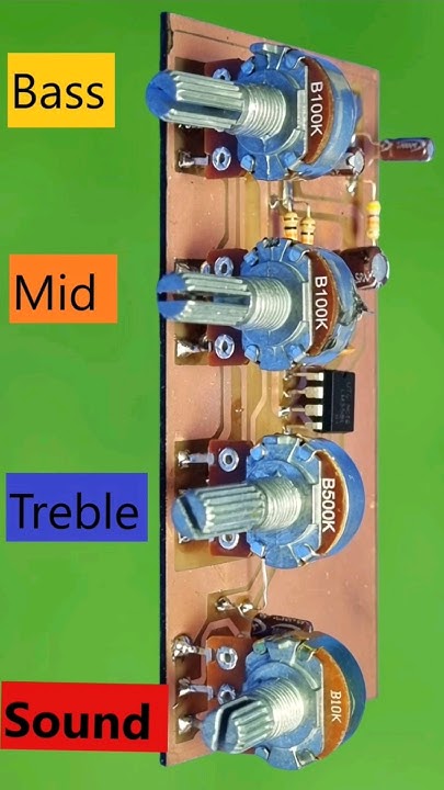 How to Make Active Tone Controls Circuit - Bass / Mid / Treble / Control Circuit #zaferyildiz ...