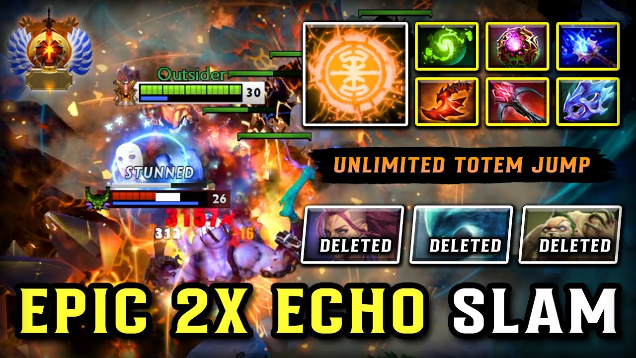 7.38C OP OFFLANE GOD Earthshaker | Aghs Scepter + Refresher Orb Build ...