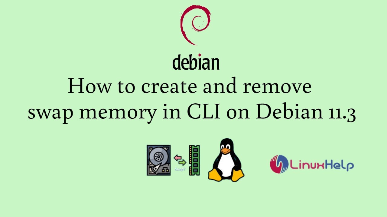 How To Create And Remove Swap Memory In Cli On Debian 113 Youtube 7393
