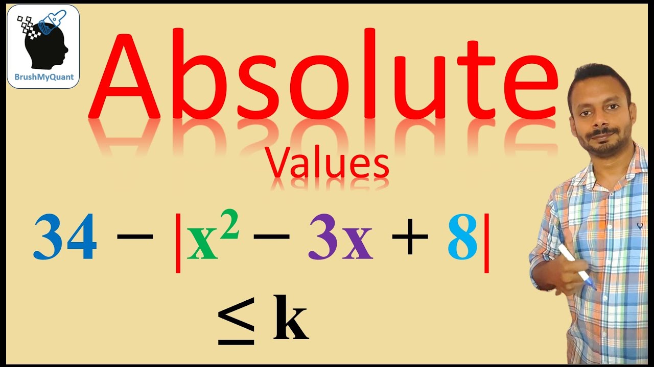 🧠 Absolute Value Problem Involving Quadratic Equations 🔢🌟 4445