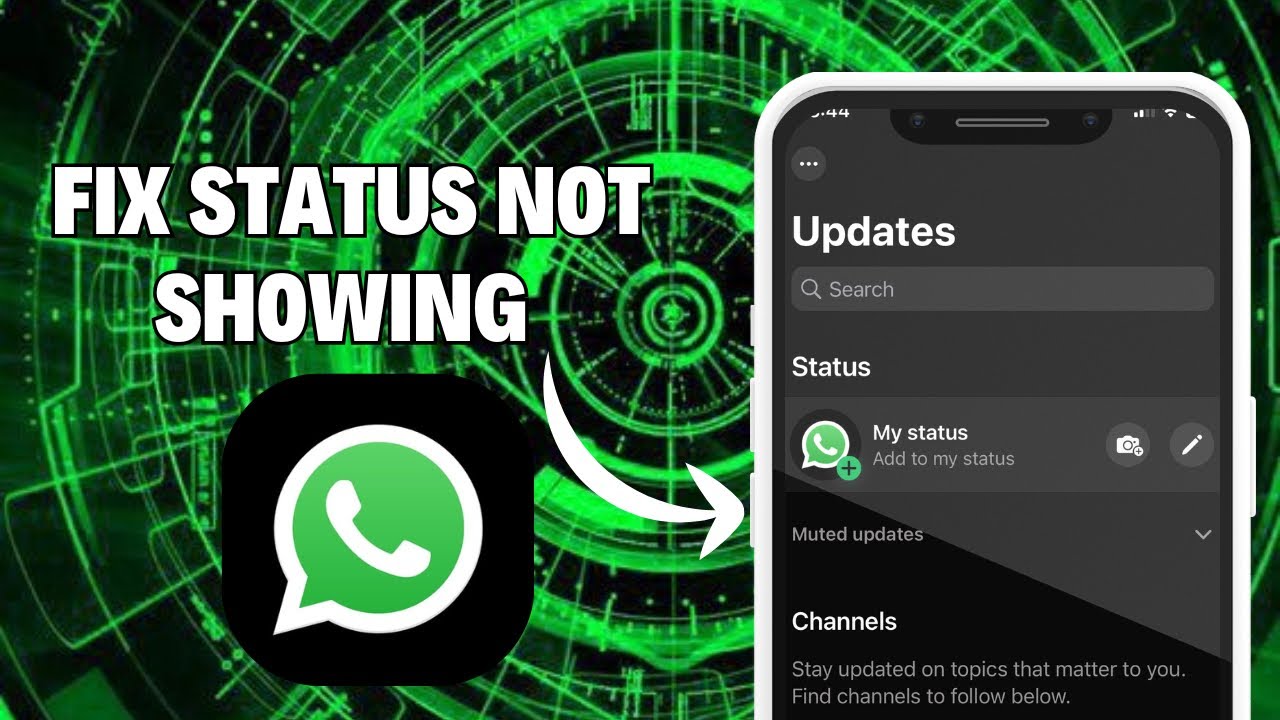 HOW TO FIX STATUS NOT SHOWING - YouTube