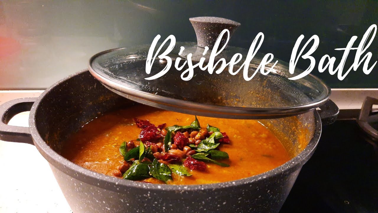 Bisibelebath recipe with instant bisibele bath/bhath powder||Bisibele ...