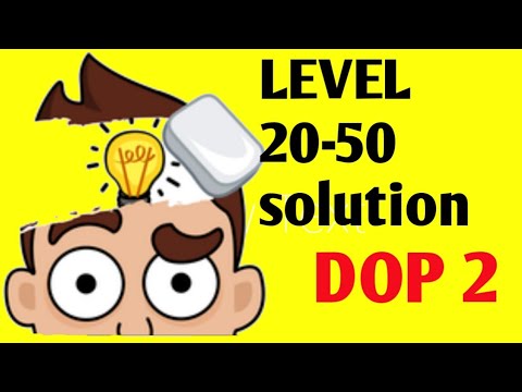 DOP 2|solution of level 20 to 50|how to solve level from 20-50|answer ...