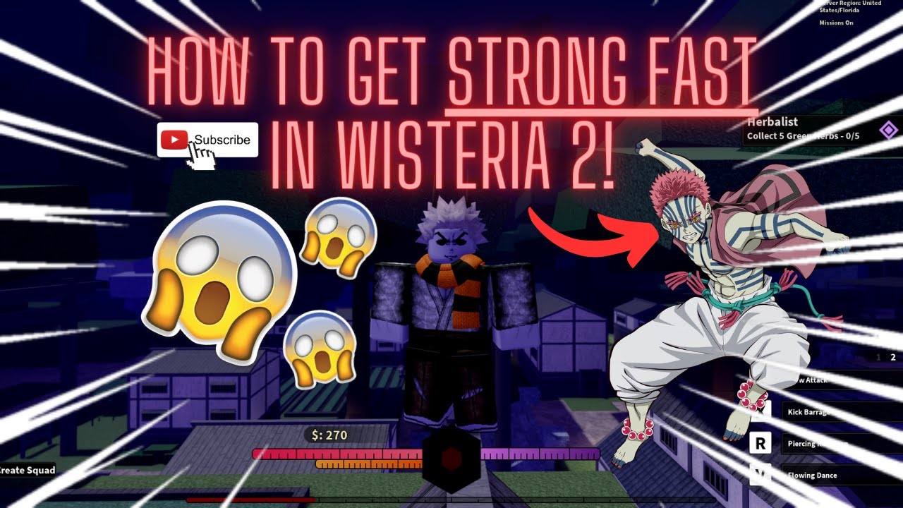 HOW TO GET STRONG FAST IN WISTERIA 2! | Wisteria 2 - YouTube