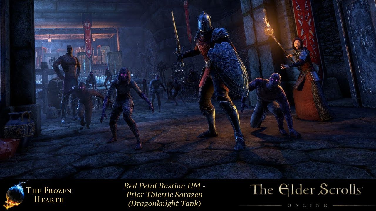 ESO Red Petal Bastion HM - Prior Thierric Sarazen (Dragonknight Tank ...