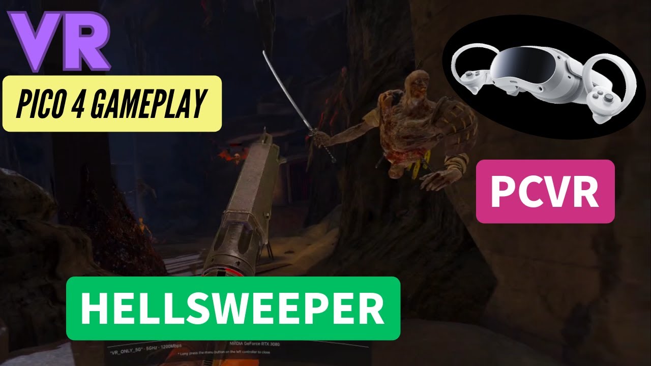 Virtual reality Gaming: Hellsweeper vr, Pico 4 using PICO CONNECT on PCVR, any good? - YouTube