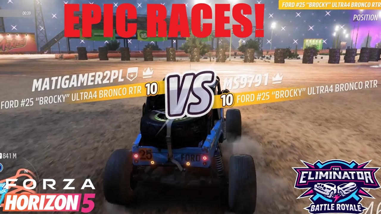 FH5 THE ELIMINATOR EPIC CLOSE RACES AND BEATING HIGH LEVEL CARS! (part ...