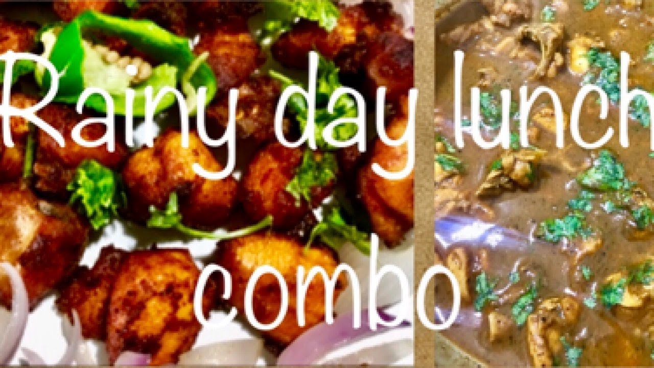 Rainy day/Monsoon special - Easy Indian lunch menu - YouTube