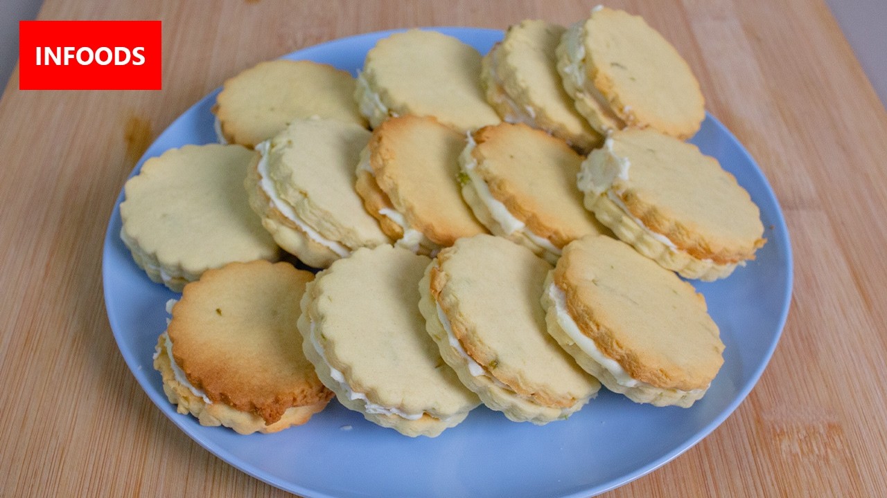 Lemon Cream Biscuits Recipe | How to Bake Lemon Cream Biscuits ...