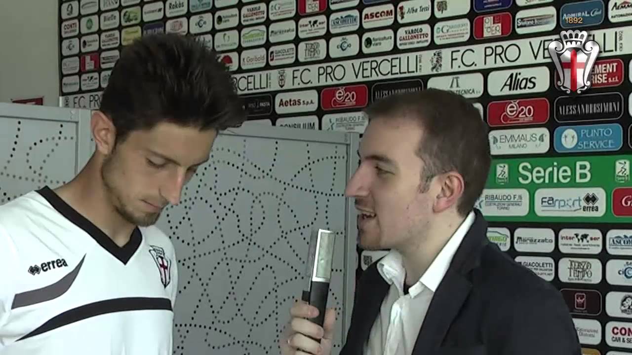 Pro Vercelli-Bologna: intervista a Luca Castiglia - YouTube