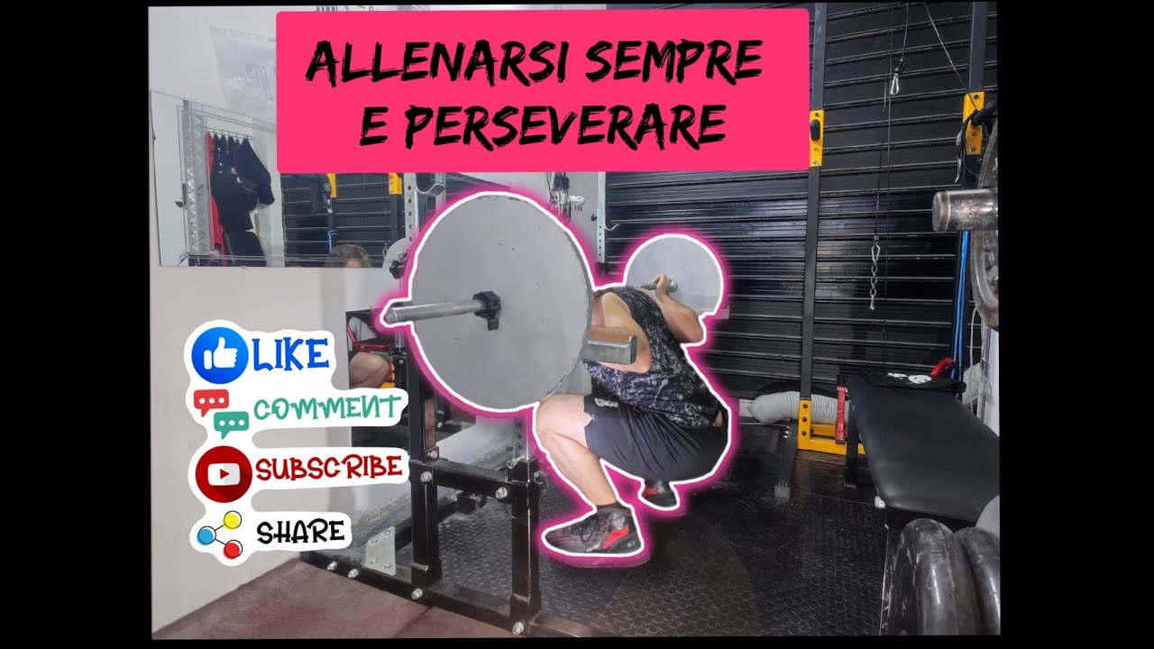 Allenarsi sempre e perseverare- Squat + French press - YouTube
