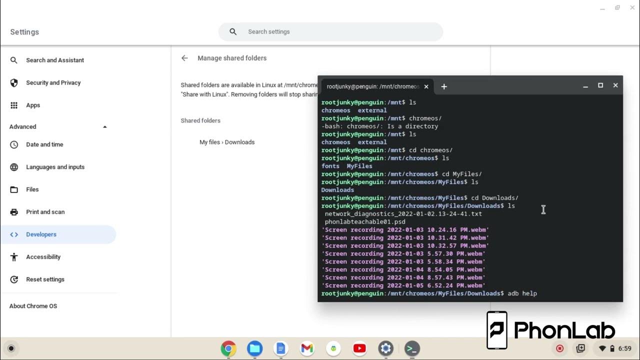 How to enable the Linux Development Environment on your Chromebook - YouTube