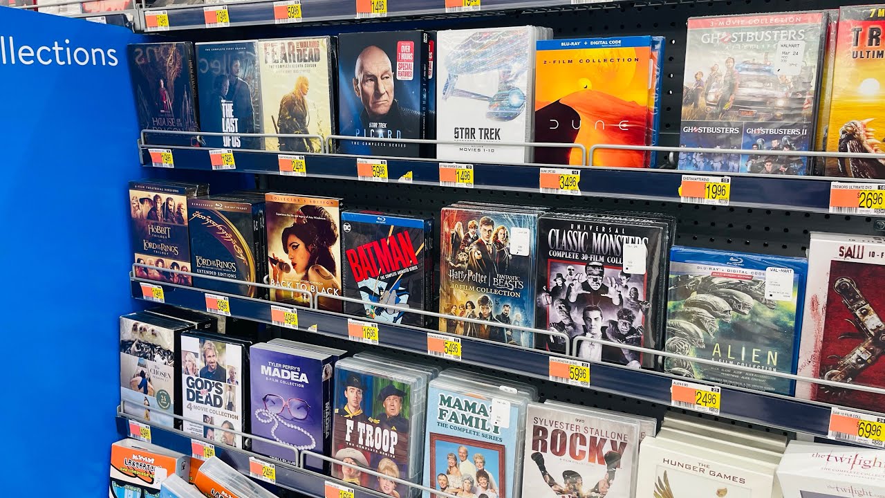 Walmart movies collection dvd hunt 4k Blu-ray - YouTube