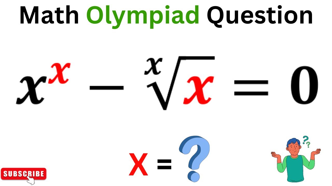 Solve This Amazing Math Problem | Math Olympiad Question - YouTube