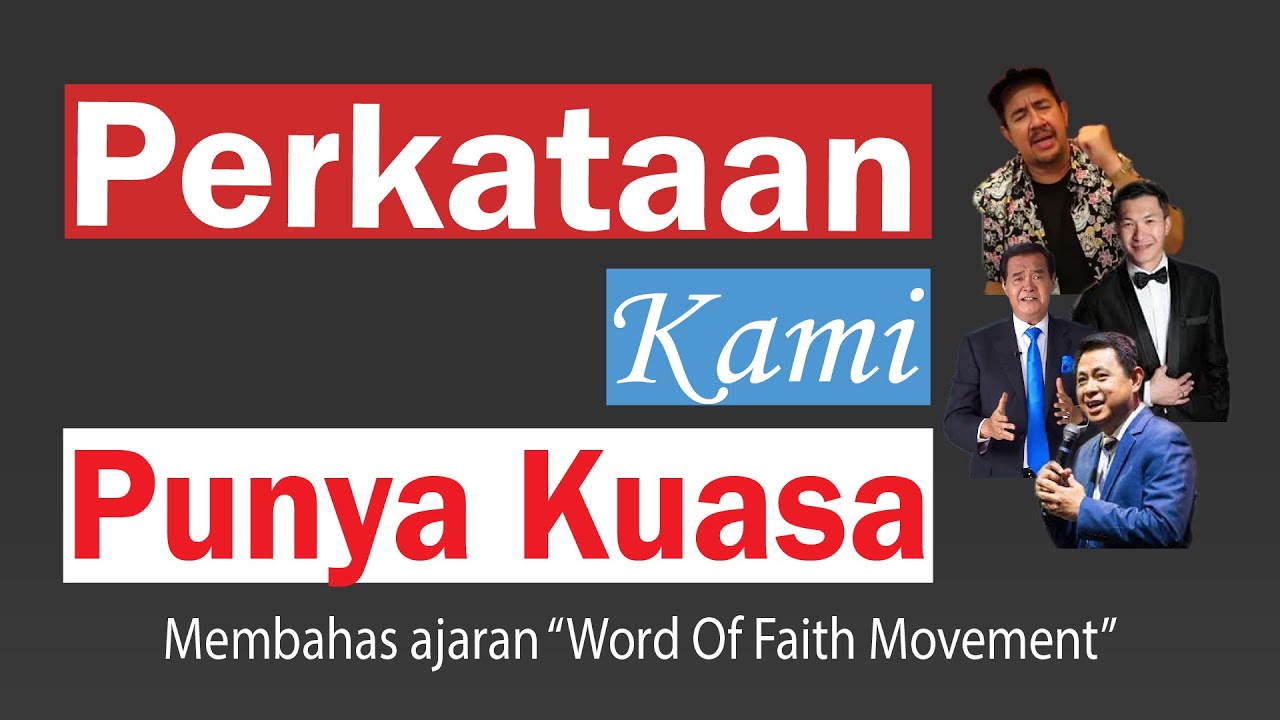 Kuasa Perkataan iman | Word of Faith Movement | Law of Attraction ...
