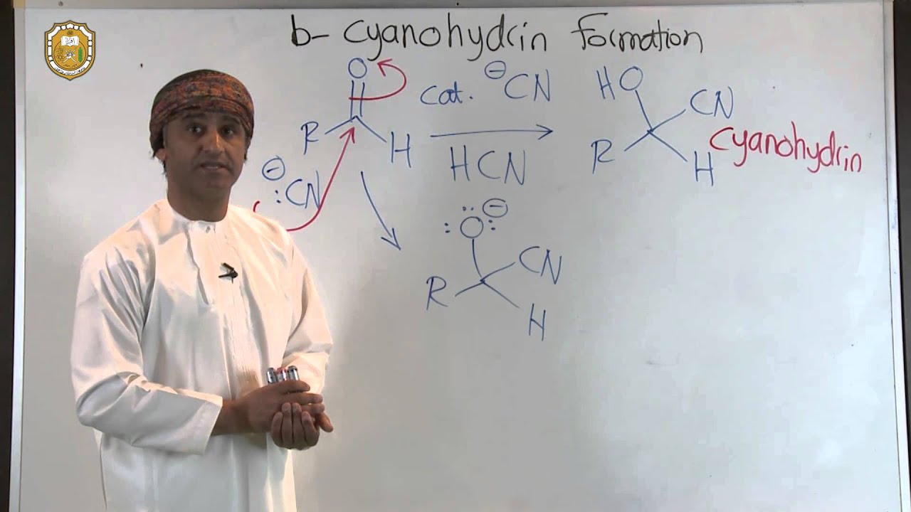 Nucleophilic Addition Reactions, Cyanohydrin Formation - YouTube