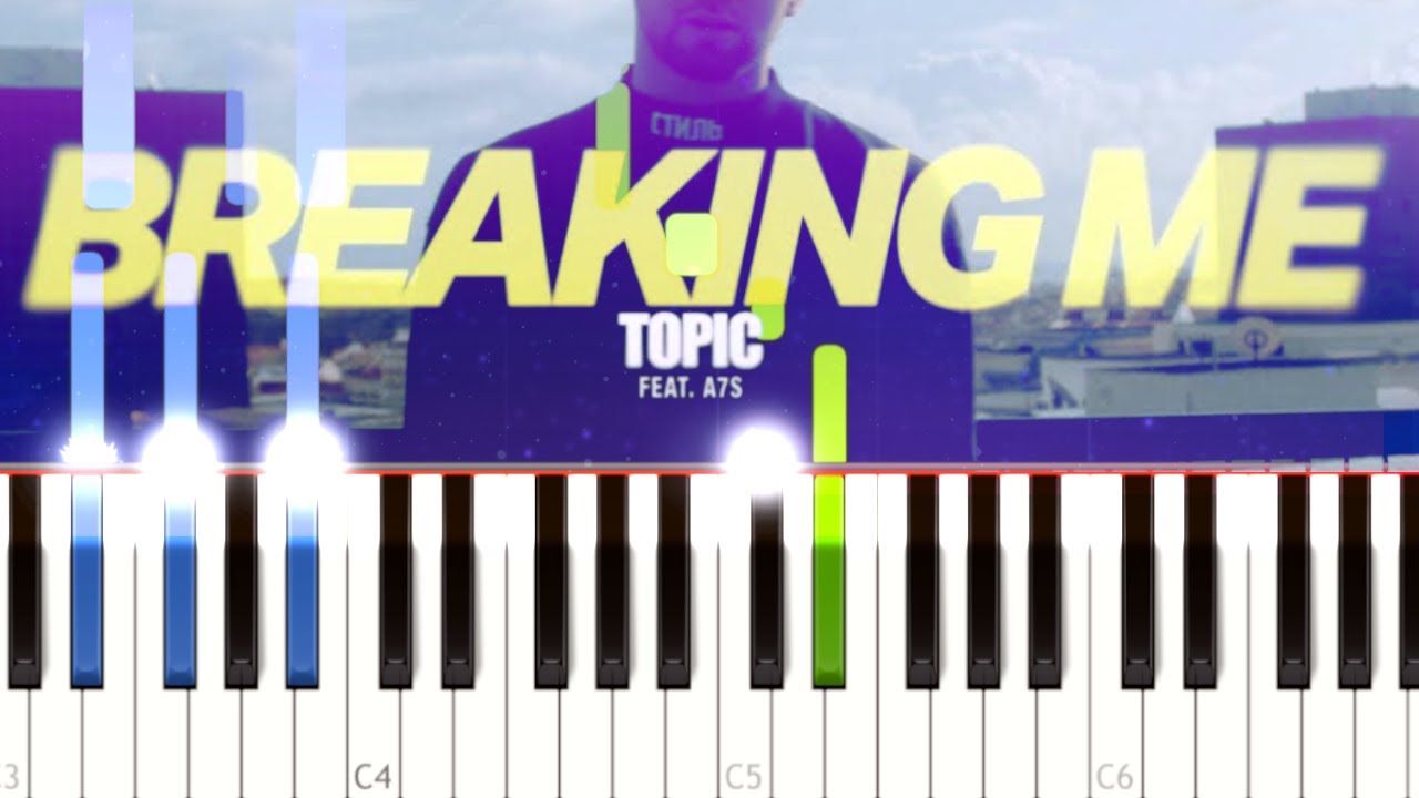 Topic - Breaking Me ft. A7S (Piano tutorial) - YouTube Music