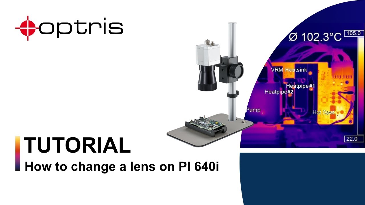 PI Series: How to change a standard lens for a microscope lens | optris ...
