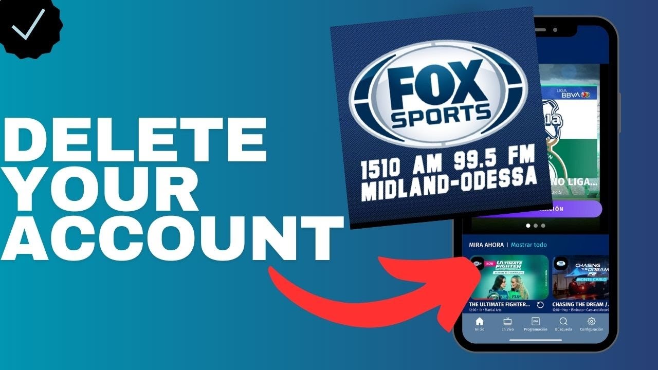 How to delete your account in the Fox Sports app? - YouTube