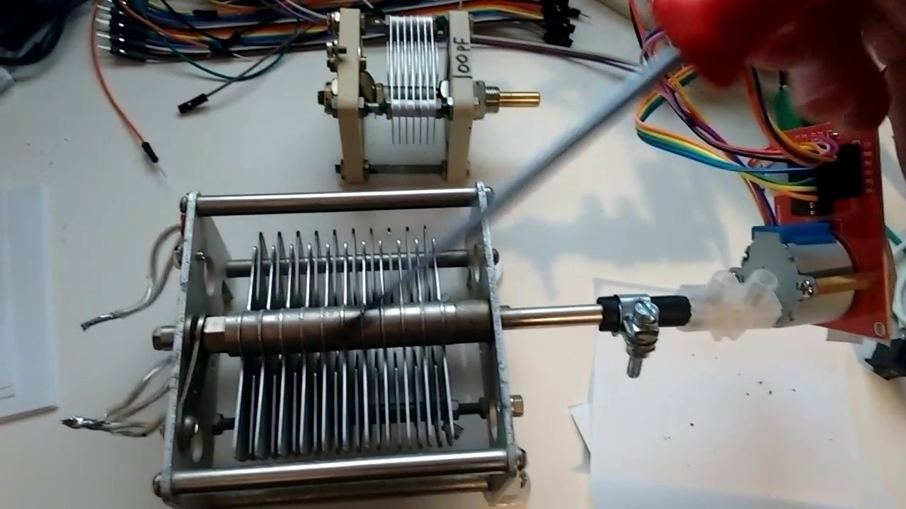 Magloop: capacitor remote control with Arduino Pt.2 - YouTube