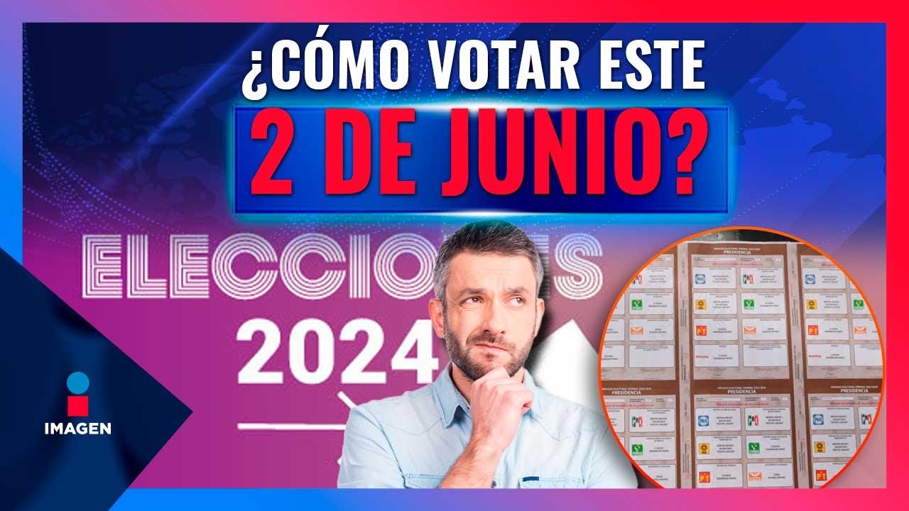 Elecciones 2024: Así es como debes marcar correctamente la boleta ...