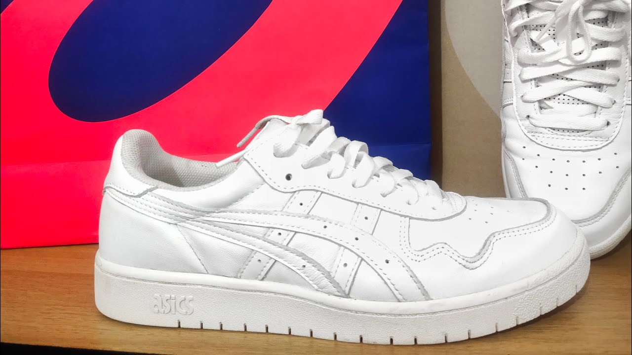 Unboxing Sepatu Asics Japan S White Indonesia - YouTube