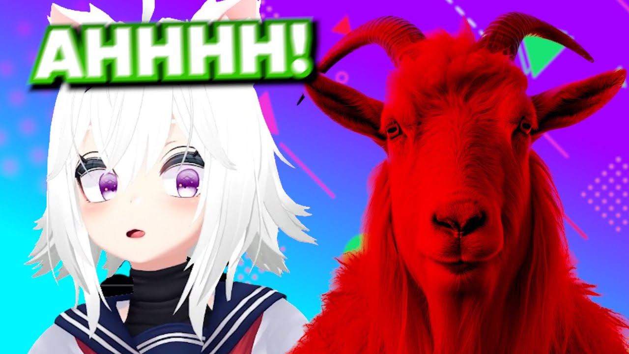 Filian gets jumpscared by a literal goat - YouTube