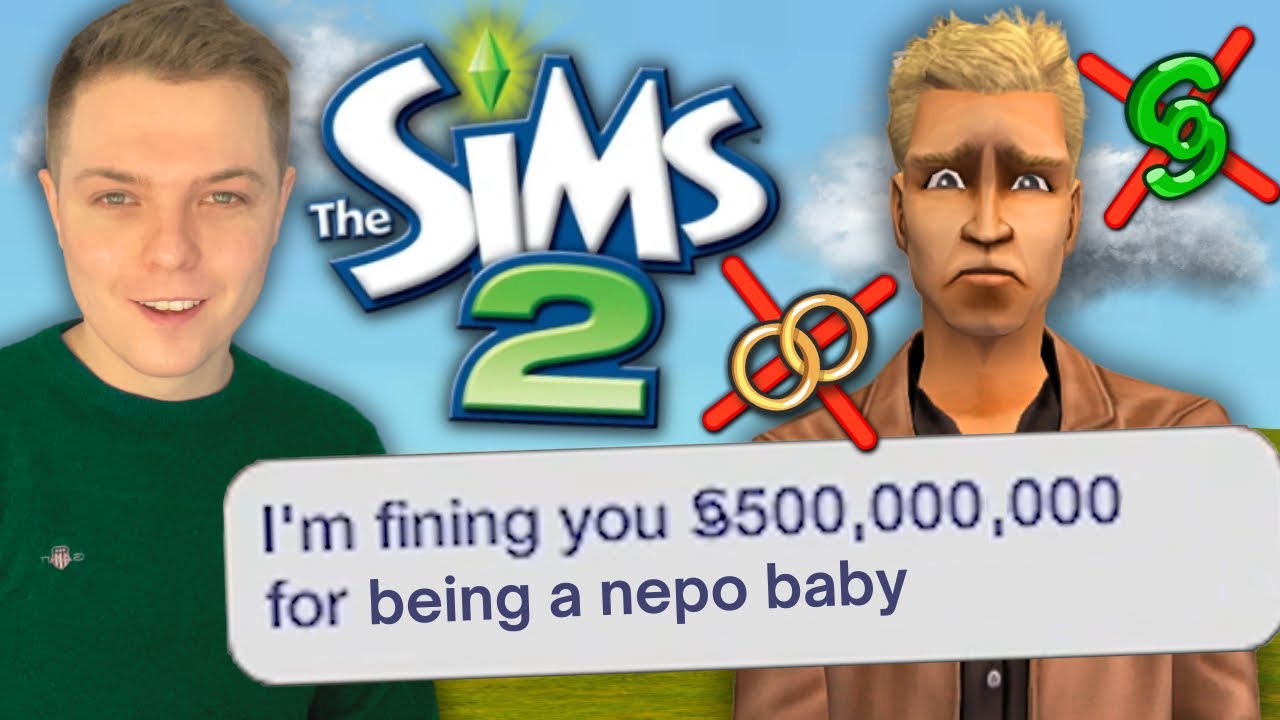 I gave Malcolm Landgraab the life he deserves in The Sims 2 - YouTube