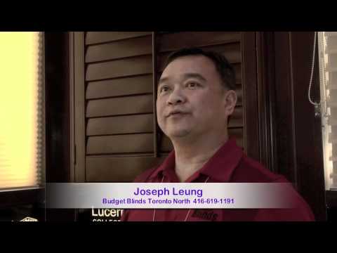 Meet Joseph Leung of Budget Blinds Toronto North - YouTube