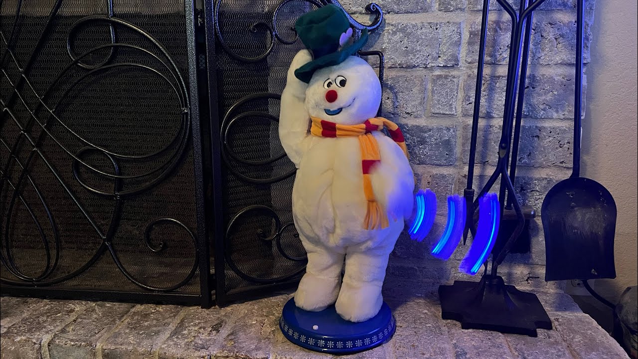 ORIGINAL 2002 MODEL Gemmy Industries Snowflake Spinning Frosty the ...